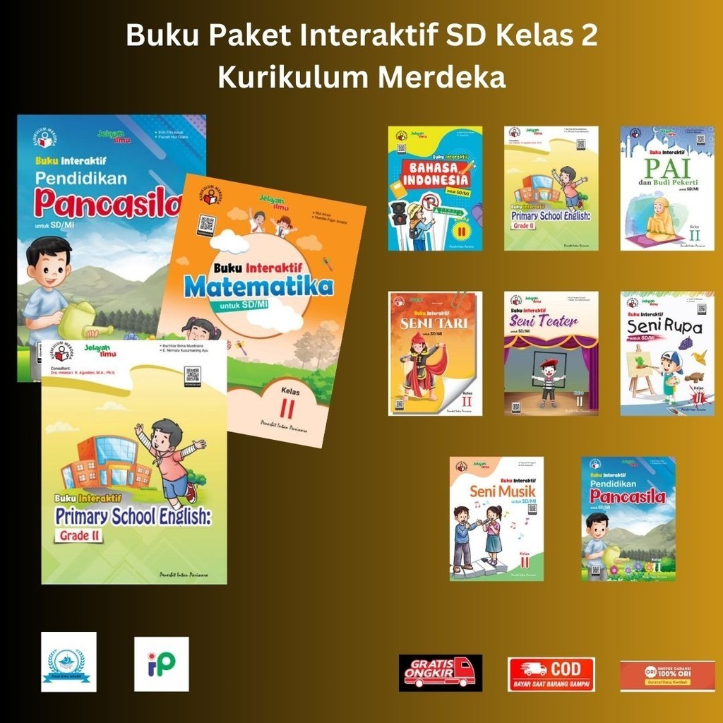Jual BUKU INTERAKTIF SD KELAS 2 SEMESTER 1&2 KURIKULUM MERDEKA INTAN PARIWARA TAHUN 2024 Terbaru ...