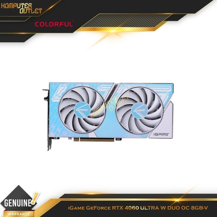 Jual Colorful iGame RTX 4060 Ultra W Duo Oc 8Gb-V nvidia GeForce Vga ...
