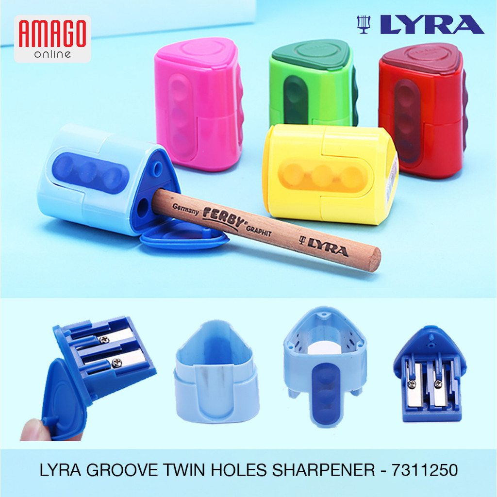 Jual LYRA Sharpener - Groove Twin Holes - 8 up to 11 mm - Rautan Pensil ...