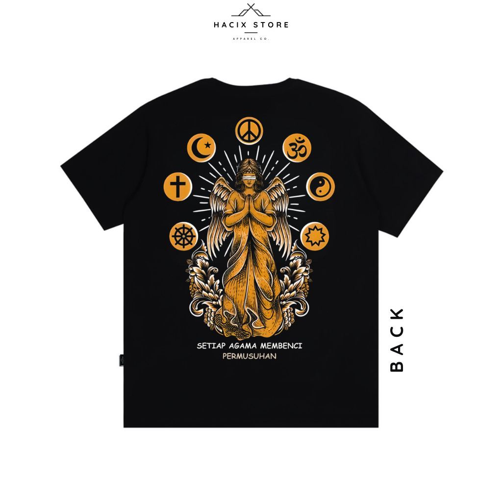 Jual Hacix Store - KAOS SINDIRAN SATANIC PLURALISME SETIAP AGAMA ...