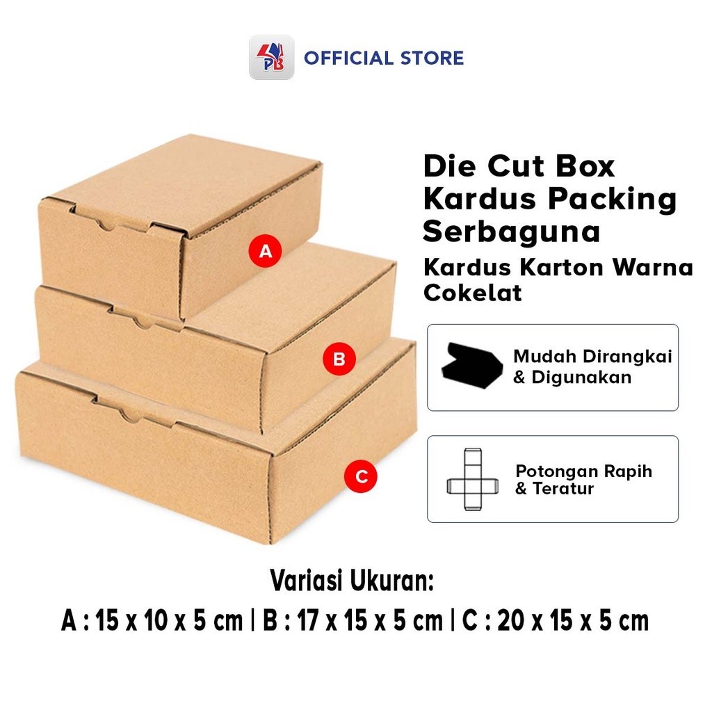 Jual Kardus Box Packing Hampers Polos Ukuran Besar Kecil Packaging ...