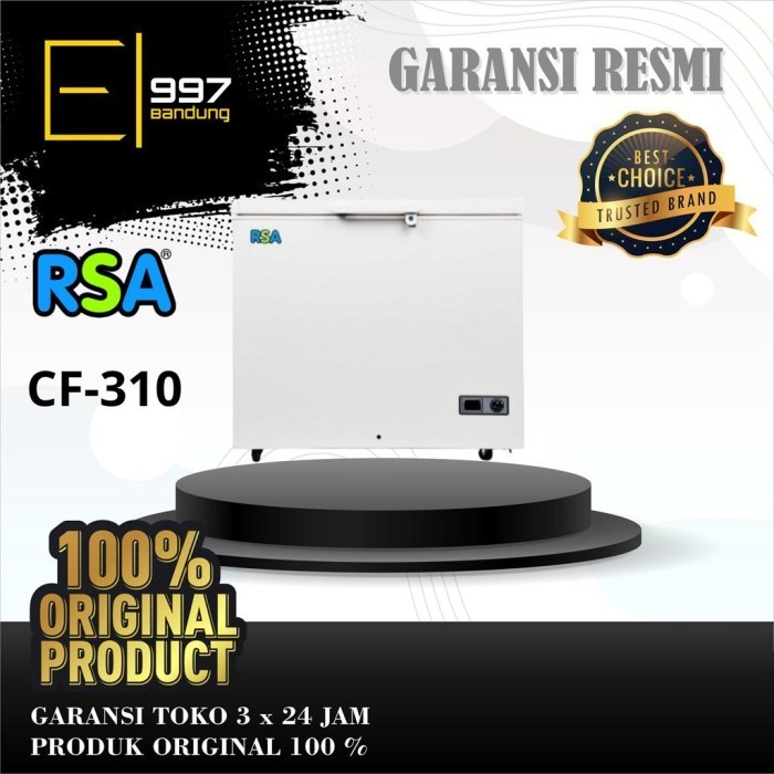 Jual CHEST FREEZER RSA CF310 / CF 310 , FREEZER BOX 310 LITER | Shopee ...