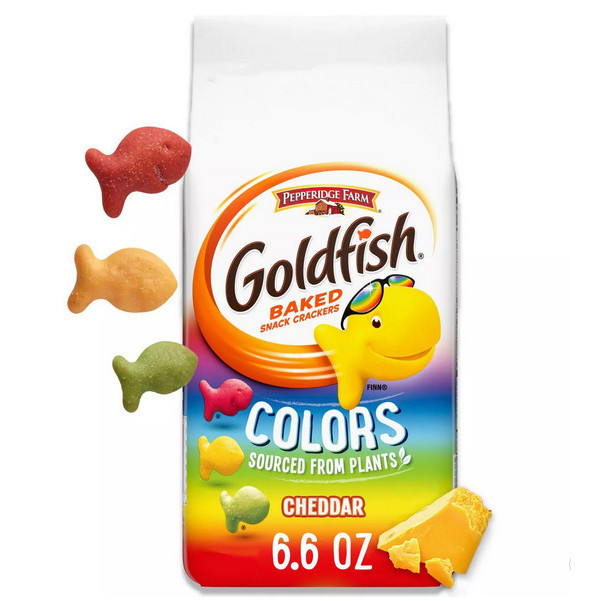 Jual Goldfish Baked Snack Crackers USA Xtra Cheddar Color |PEPPERIDGE ...