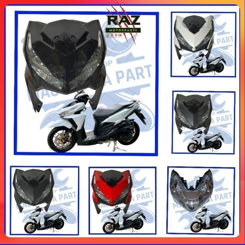 Jual RAZ - Paketan Full Body Depan Tameng+Lampu Depan Vario 150 / 125 ...