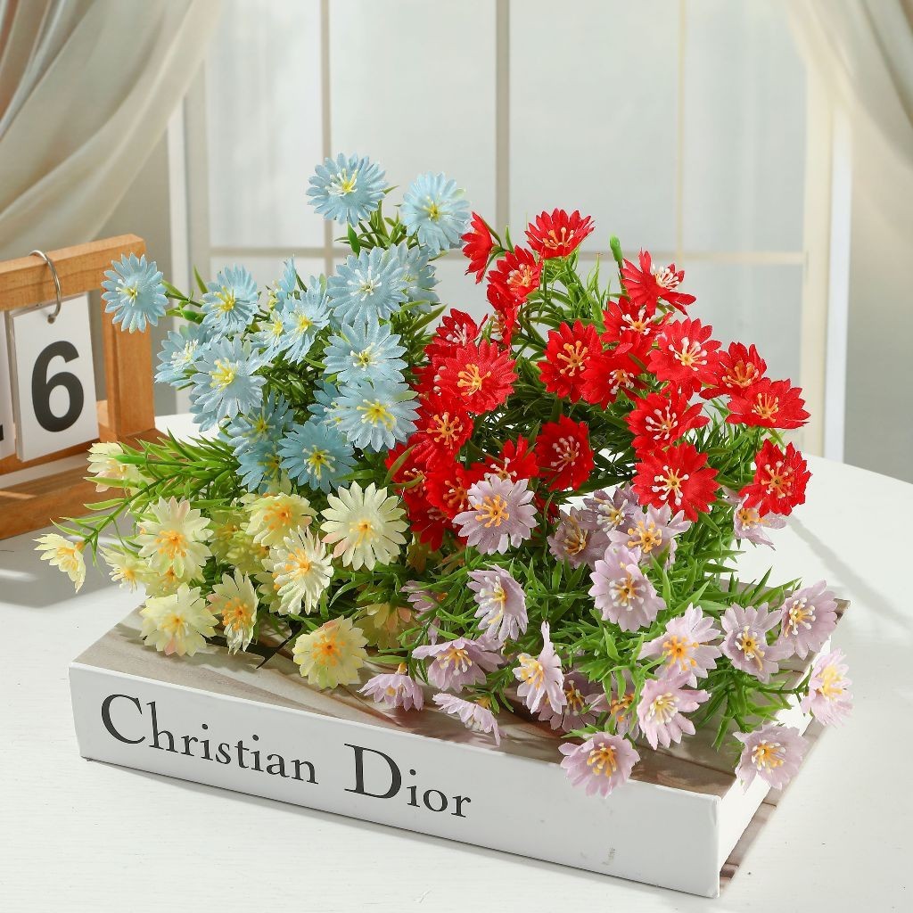 Jual Bunga daisy palsu bunga tiruan untuk hiasan ruang tamu bunga ...