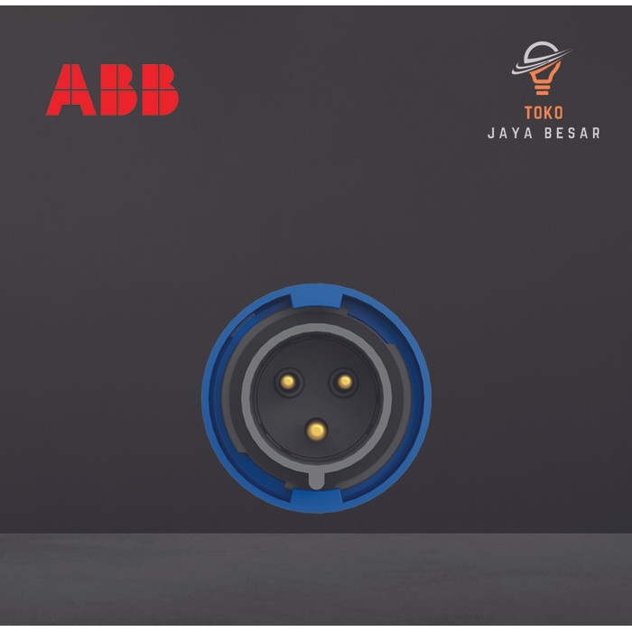 Jual ABB INDUSTRIAL PLUG BIRU - 232EP6 2P + E 32A IP67 - 200-250 V ...