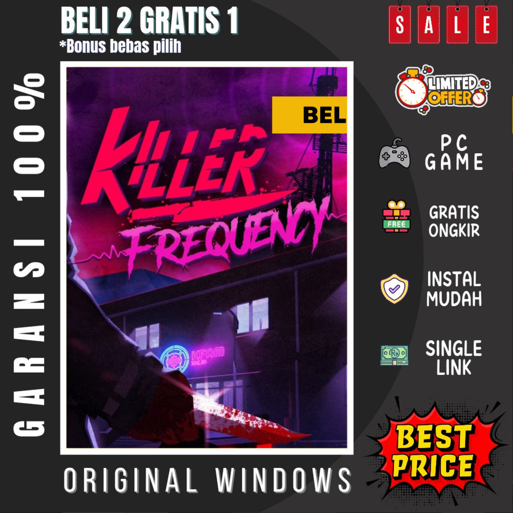 Jual KILLER FREQUENCY - GAME PC - GAME LAPTOP - PC GAMES - BELI 2 ...