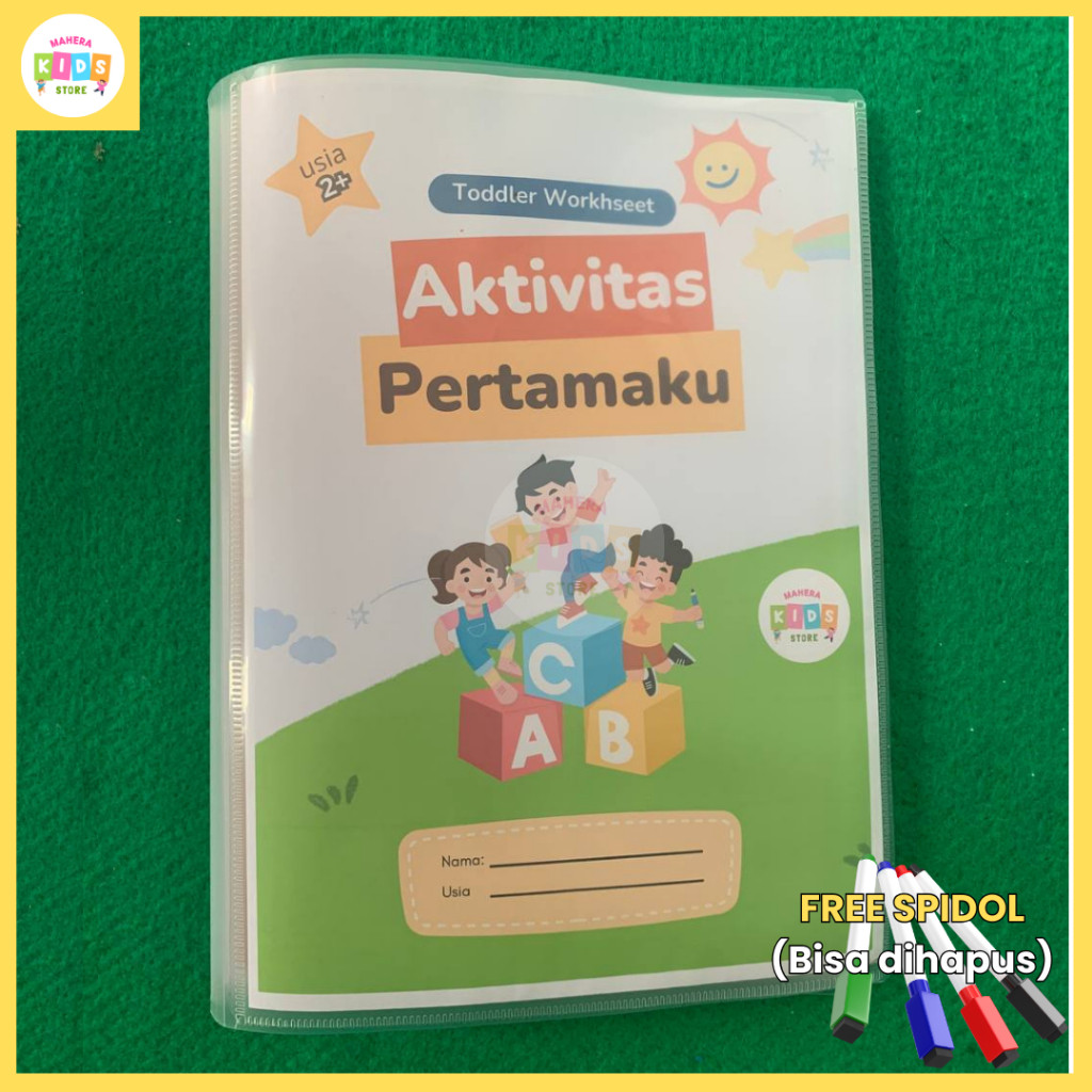 Jual Buku Aktivitas Pertamaku Worksheet Anak Pra TK 2 3 4 Tahun Paud ...