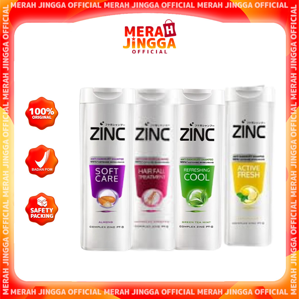 Jual Zinc Shampoo 170ml | Merah Jingga Official | Shopee Indonesia