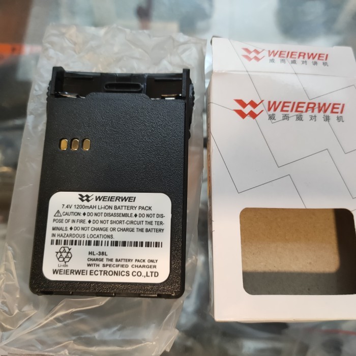 Jual BATERAI HT/BATTERY HT WEIERWEI 3288/Battery werwei | Shopee Indonesia