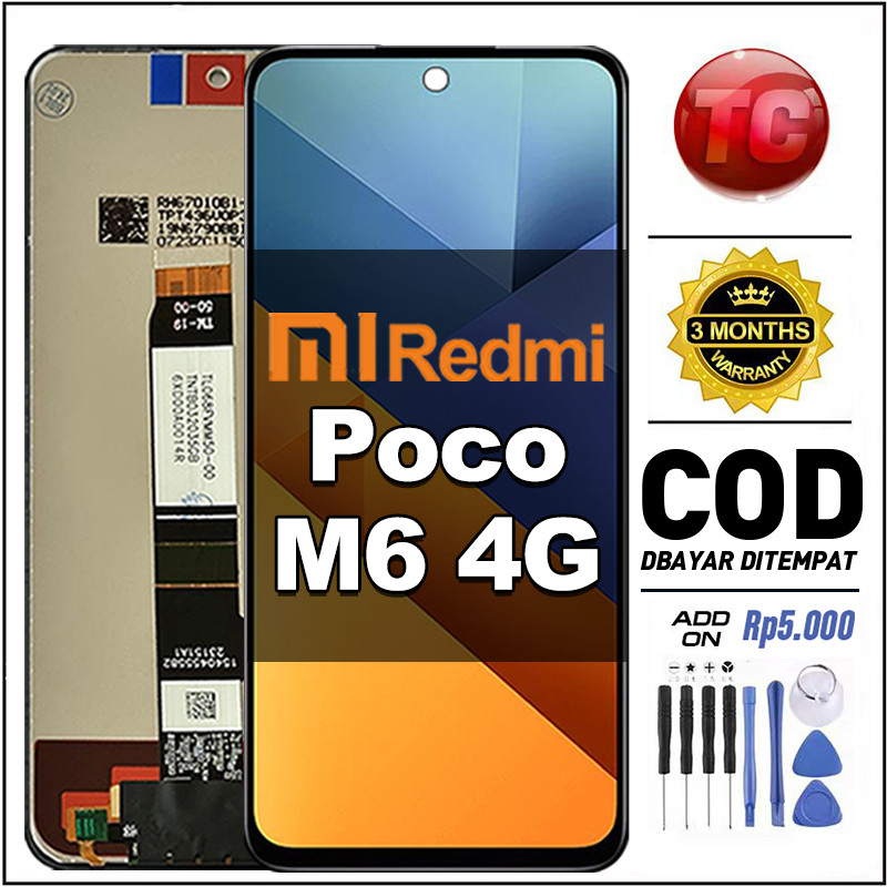 Jual LCD POCO M6 4G Original 100% Fullset Asli Ori Touchscreen ...