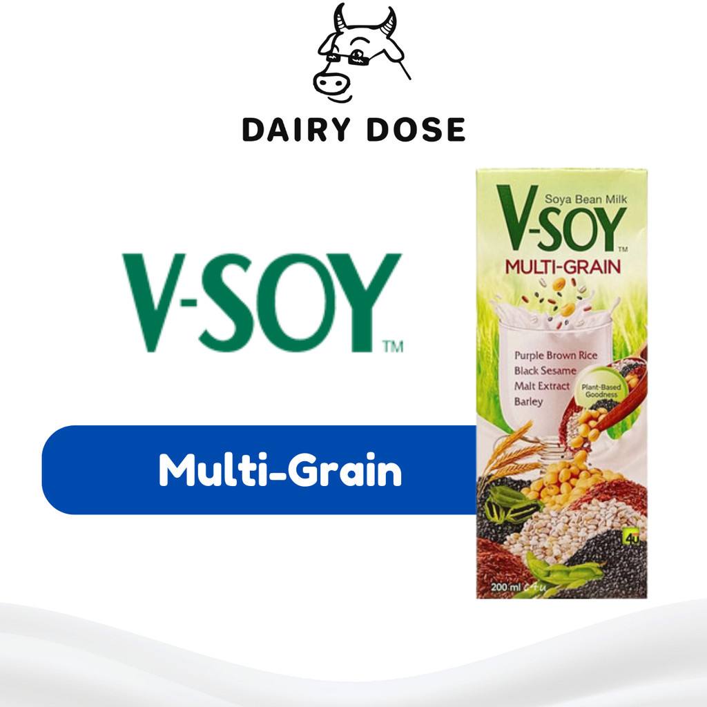 Jual Vsoy Multigrain 200 ml | V-Soy Susu Kedelai | Shopee Indonesia