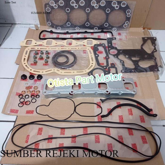 Jual PACKING PAKING SET GASKET FULL SET ISUZU PANTHER 2.5 2500cc 4JA1 - PLAT/BESI | Shopee Indonesia