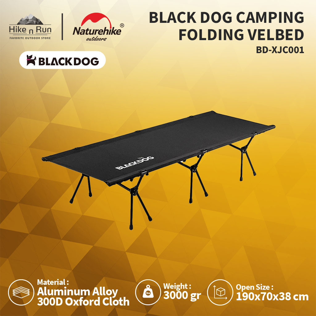 Jual Camp Bed Camping Lipat Blackdog BD-XJC001 Folding Velbed | Shopee ...