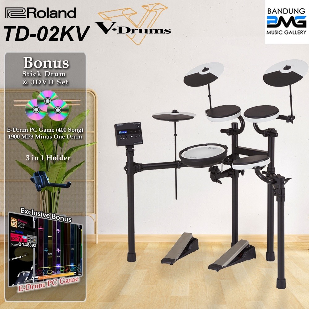 Jual Roland TD 02KV Drum Elektrik / TD02KV / TD02 KV / TD 02 KV VDrums | Shopee Indonesia
