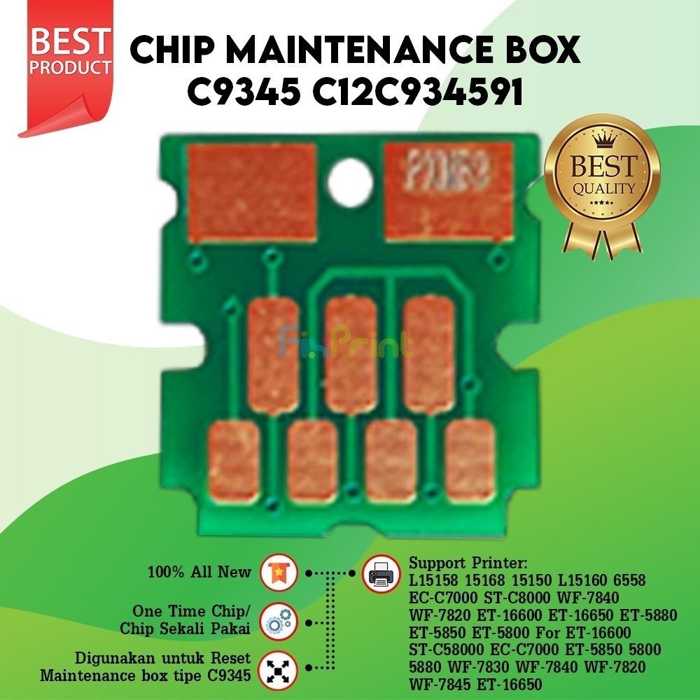 Jual Chip Reset Maintenance Box C9345 C12C934591 PXMB9 Epson L6550 ...