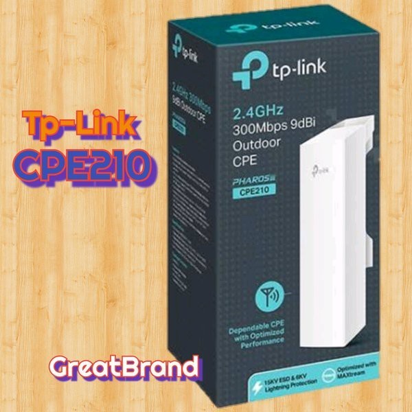 Jual TP-LINK CPE210 - 2.4GHz 300Mbps 9dBi Outdoor CPE GARANSI RESMI TP ...