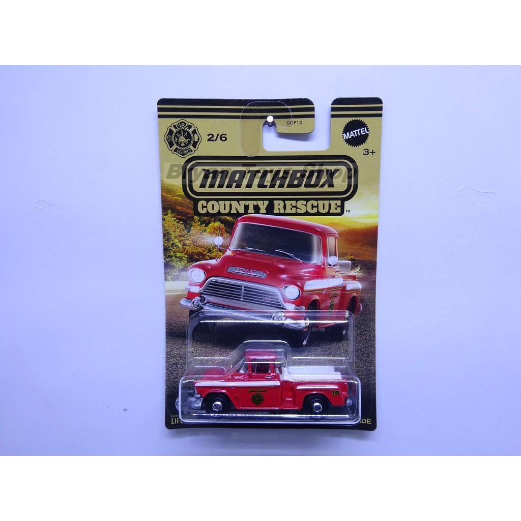 Jual Matchbox County Rescue 57 GMC Stepside Merah | Shopee Indonesia