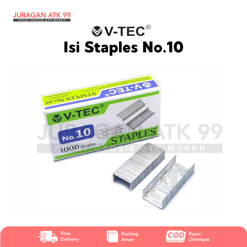 Jual Isi Staples No.10 V-Tec | Shopee Indonesia