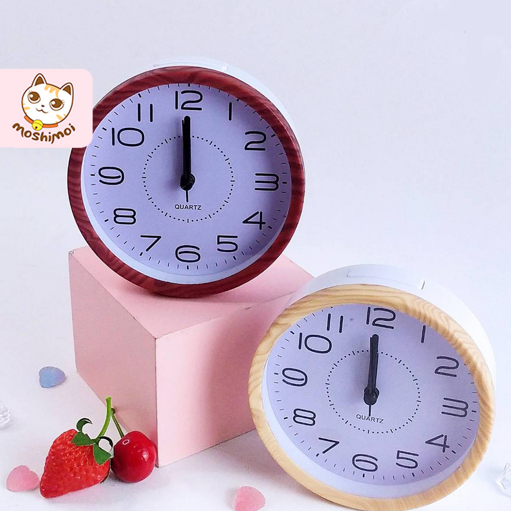 Jual Jam Alarm Klasik / Weker Klasik / Jam Meja Estetik Bulat Motif ...
