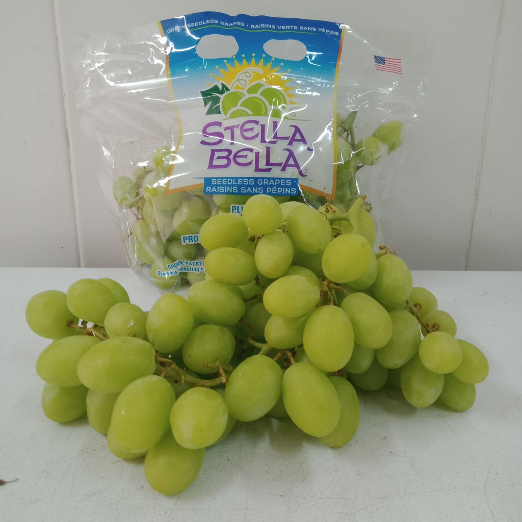 Jual ANGGUR HIJAU TANPA BIJI / SEEDLESS GREEN GRAPES | Shopee Indonesia