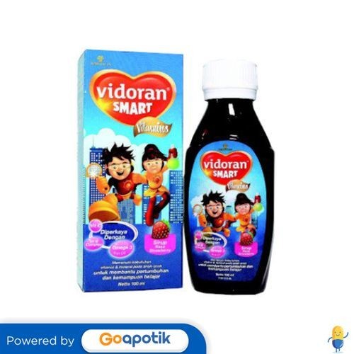 Jual Vidoran Smart Rasa Strawberry Syrup 100 Ml | Shopee Indonesia