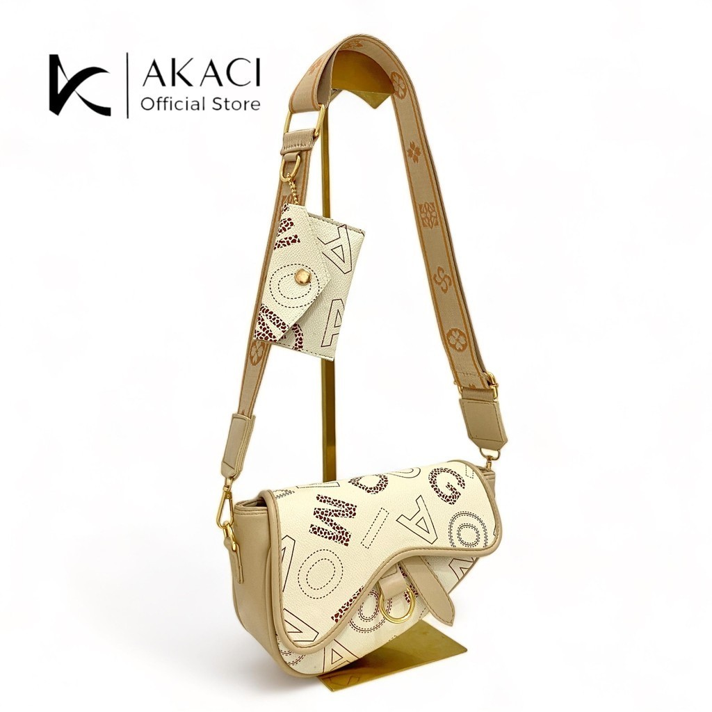 Jual Akaci - FUJI Tas selempang wanita 05-8242 Bahan PVC 2 ruang sling ...