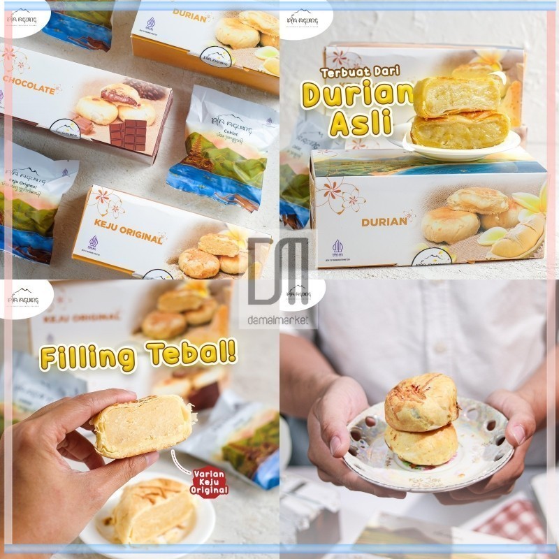 Jual Pia Agung Bali Durian Mix Coklat Keju Oleh Oleh2 Makanan Khas ...
