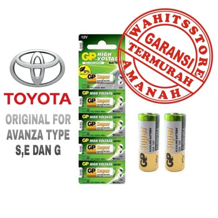 Jual Baterai Remot Remote Mobil Toyota Avanza Type S E dan G Original ...