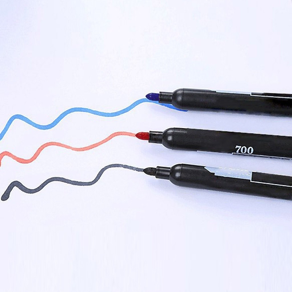 Jual Spidol Permanent Spidol Hitam Biru Merah Permanent Marker Spidol ...