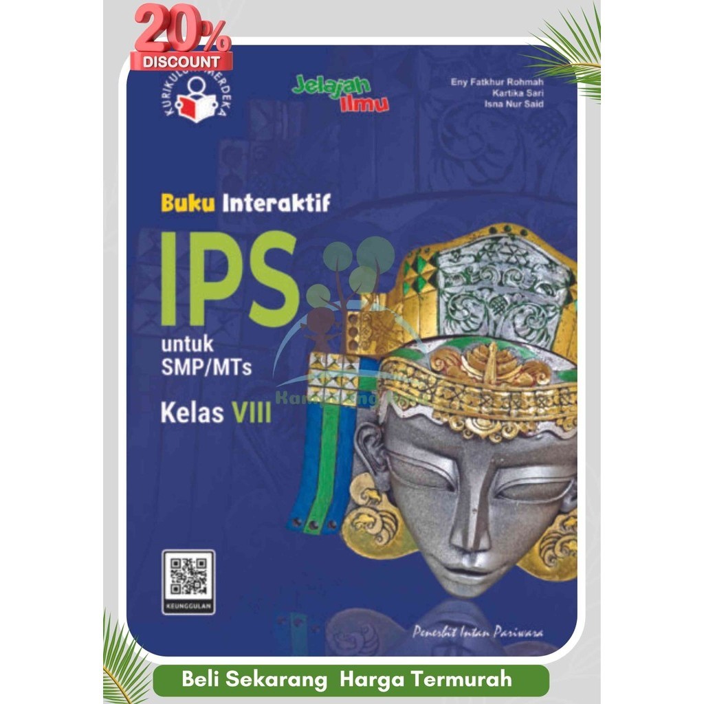 Jual Buku Interaktif IPS SMP Kelas 8 Kurikulum Merdeka Intan pariwara Tahun 2024 Terbaru ...