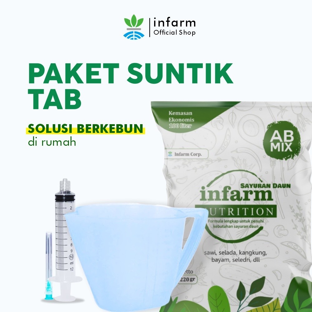 Jual INFARM - Paket Suntik Tab (Suntikan 10ml + Gelas Takar 500ml ...