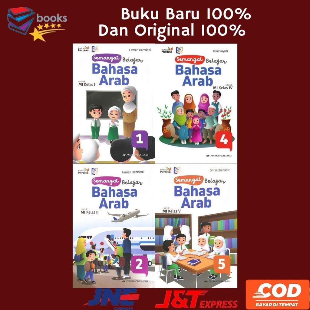 Jual Original Buku Semangat Belajar Bahasa Arab Kelas 1 2 3 4 5 6 MI Kurikulum Merdeka Penerbit ...