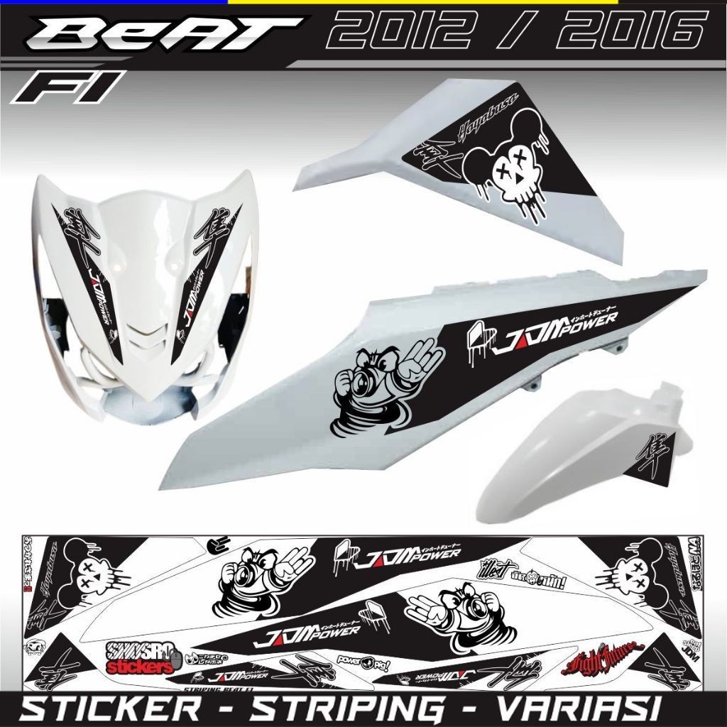Jual STRIPING TERLARIS STRIPING VARIASI POLET BODY MOTOR BEAT FI 2013 / ...