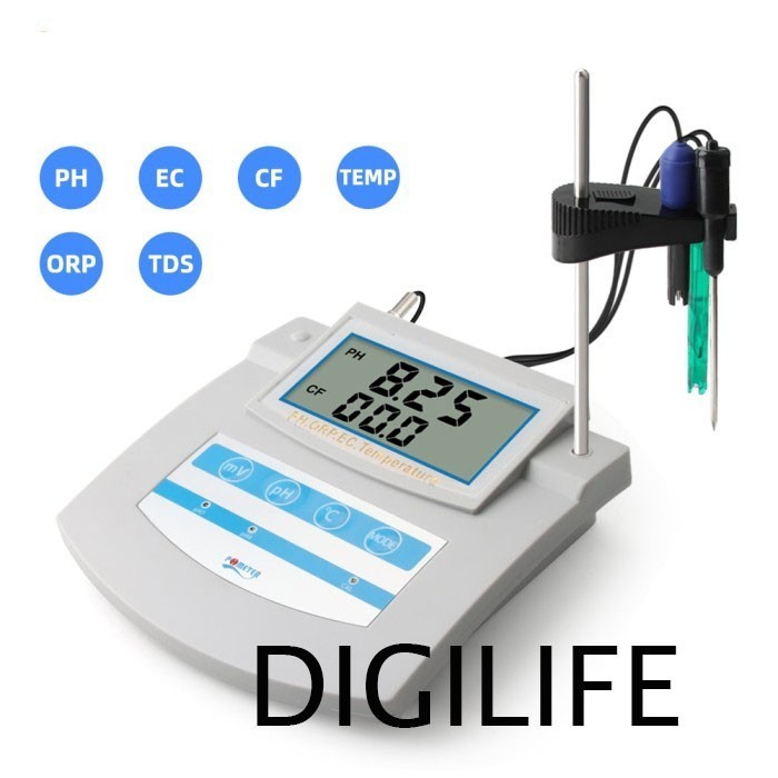 Jual Water Quality Tester Benchtop 6in1 Desktop Monitor PHS26C ORP PHS ...