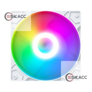 Jual Fan Casing RGB 12cm White / Kipas Kesing Cpu PC Komputer Putih ...