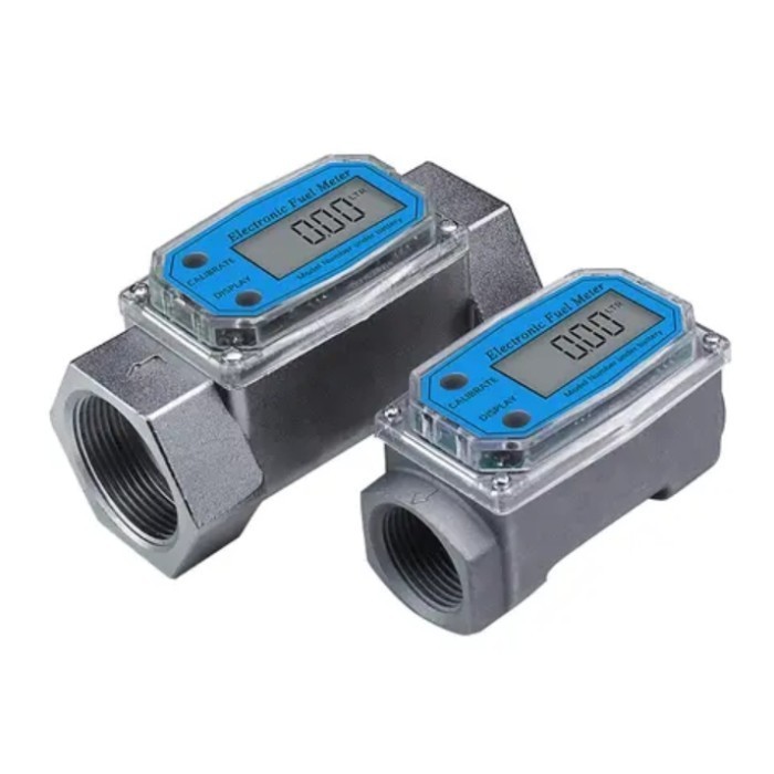 Jual Flow Meter 1 Inch Water Turbine Cairan 1" Inci Solar NPT Liquid ...