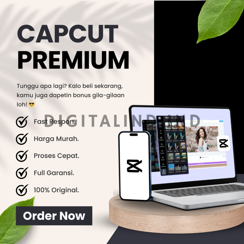 Jual CAPCUT PRO IOS ANDRO WINDOWS | Shopee Indonesia