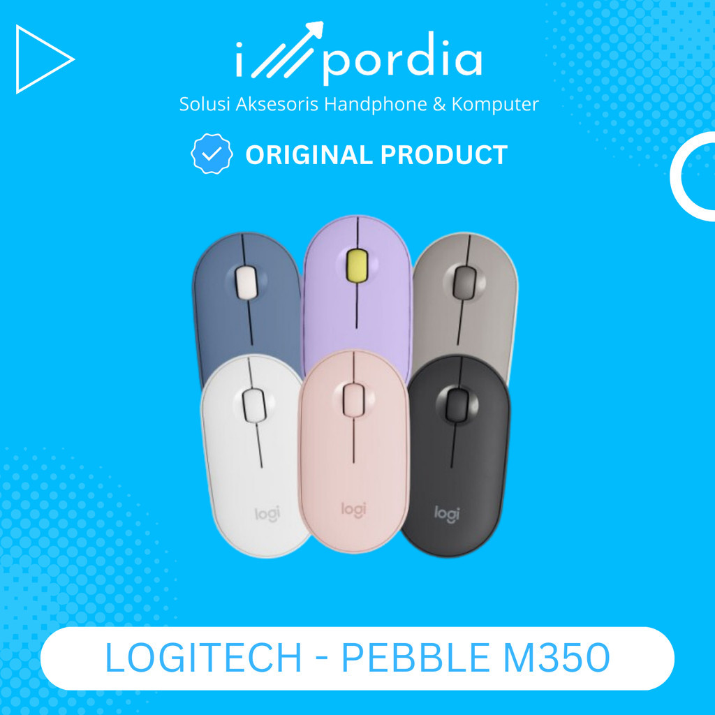 Jual Logitech Pebble M350 Mouse Wireless Bluetooth | Shopee Indonesia