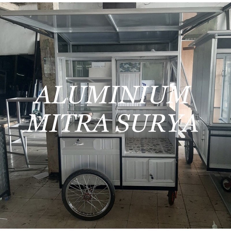 Jual big ramadan sale Gerobak Keliling Roda Motor Booth Stan Etalase ...