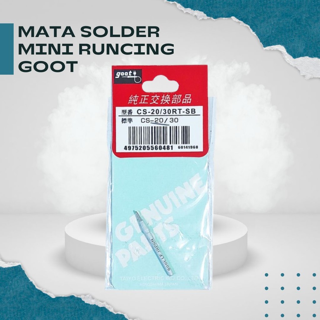 Jual Mata Solder Runcing Goot CS-20 / CS-30 / CS-31 – Ujung Solder ...