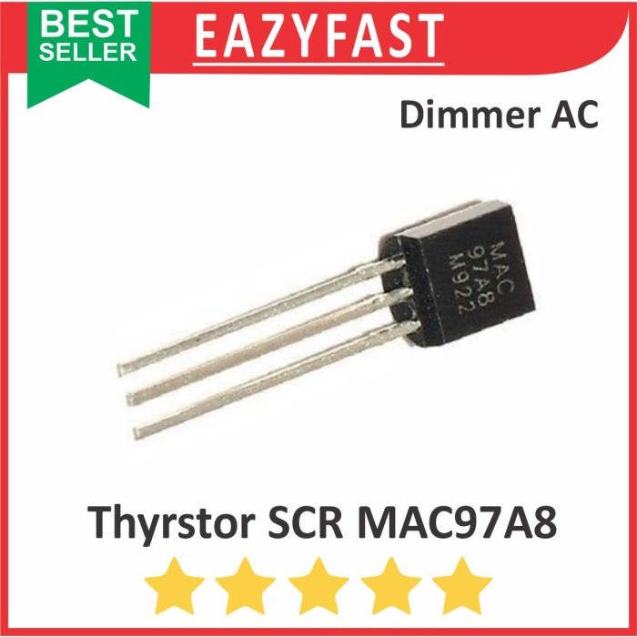 Jual SCR Thyristor MAC97A8 MAC 97A8 97 A8 Dimmer PWM Listrik PLN AC ...