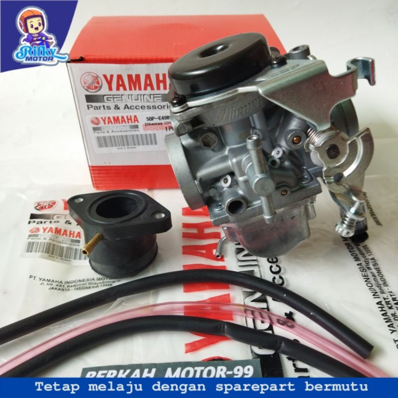 Jual KARBURATOR ASLI YAMAHA+MANIPUL SCORPIO Z-ASLI MIKUNI 5BP ORI ...