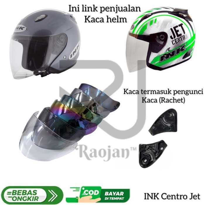 Jual Kaca helm INK Centro Jet visor helm INK Centro Jet Rachet | Shopee ...
