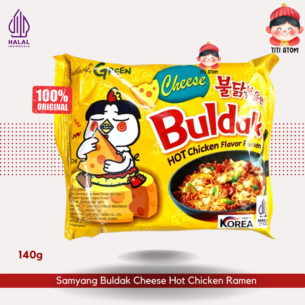 Jual Samyang Green Buldak Hot Chicken Cheese Keju Ramen Mie Instant ...