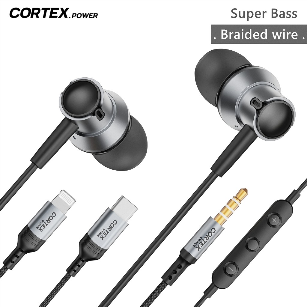 Jual Cortex ME-A3 Braided wire Headset Game / Hi-Fi Suara stereo Super ...