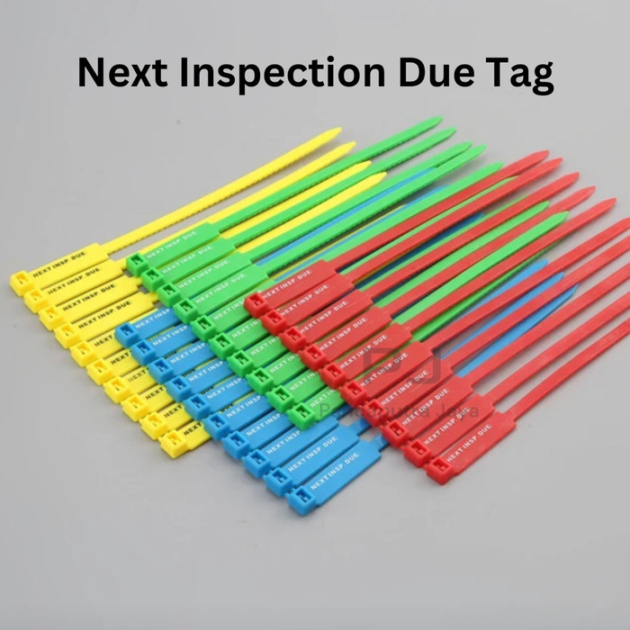 Jual 175mm/300mm NEXT INSP DUE Inspection Tag Rigging Lifting Safety ...