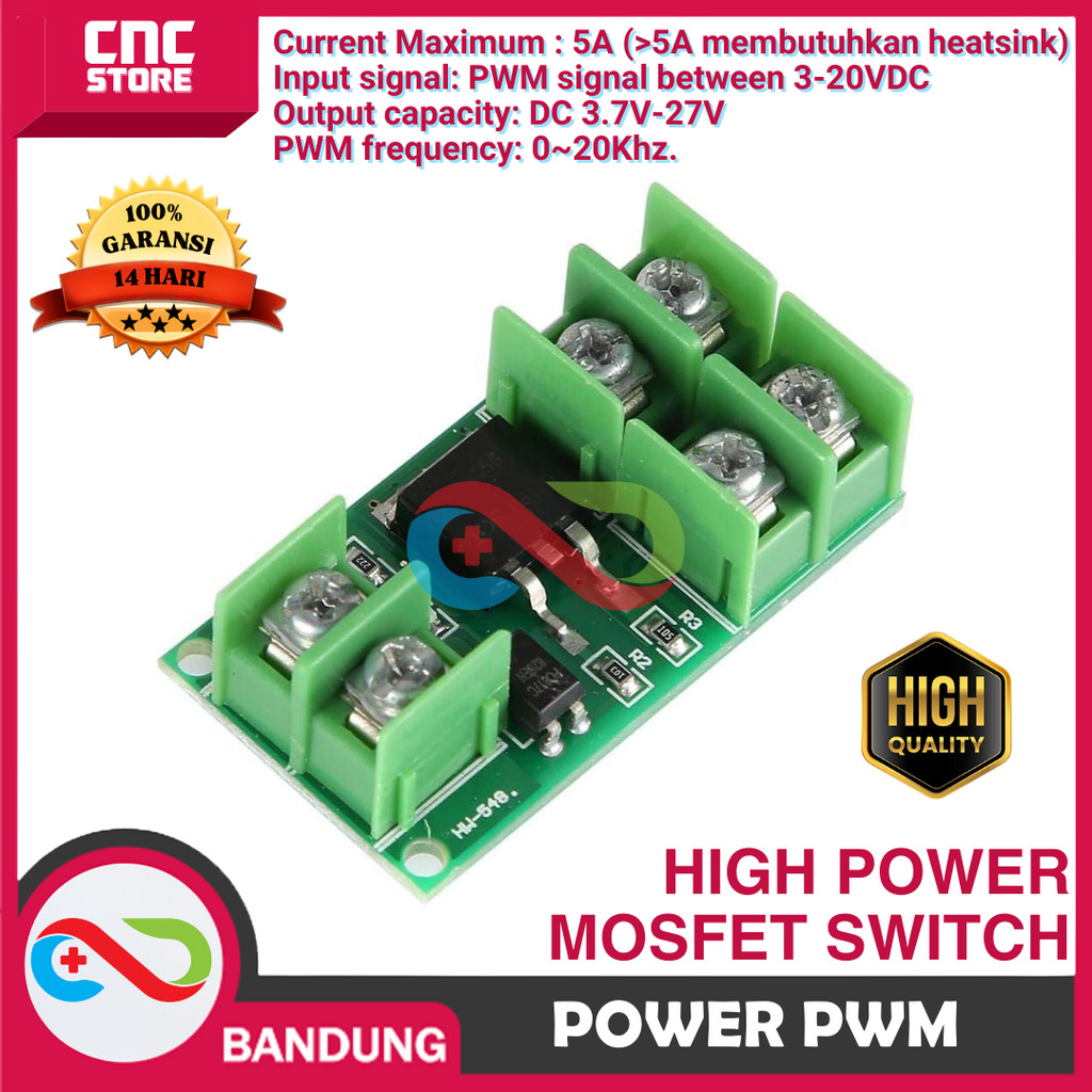 Jual HIGH POWER MOSFET SWITCH RELAY MODULE PWM CONTROL ISOLATED ...