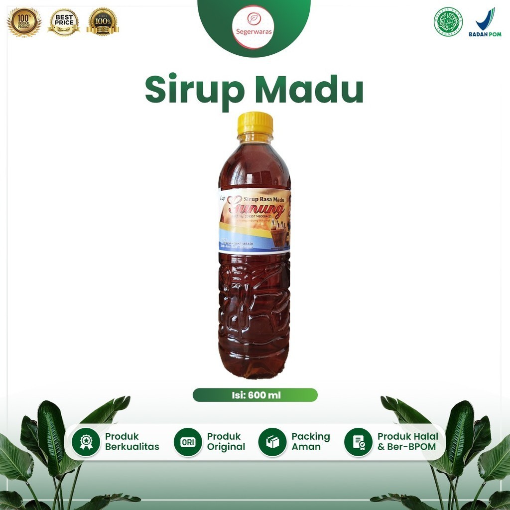 Jual Sirup Madu Asli UD. Gunung Batu 600 ml | Shopee Indonesia