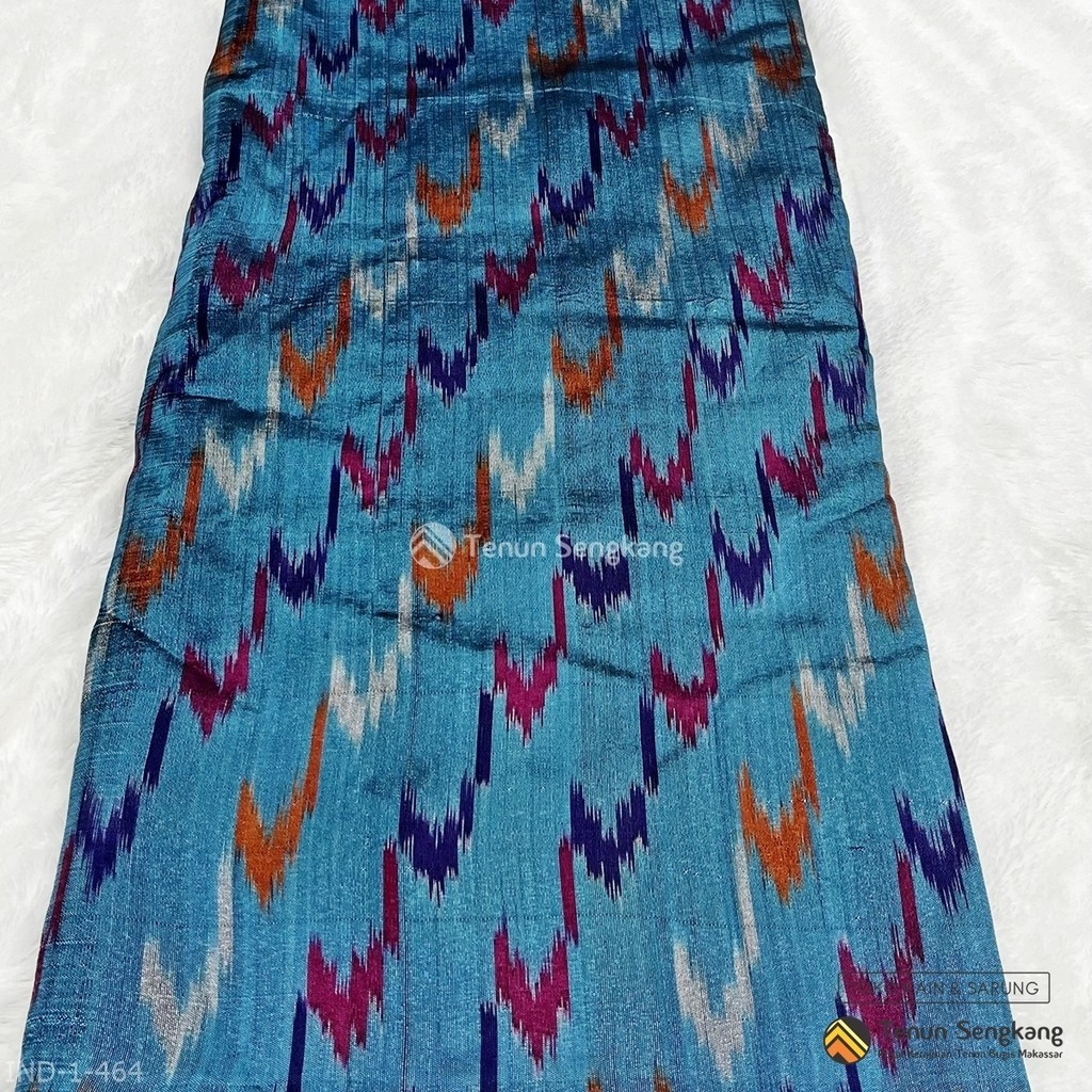 Jual Kain Tenun Ikat Sutra Bugis Makassar Toska Kehitaman - Tenun ...
